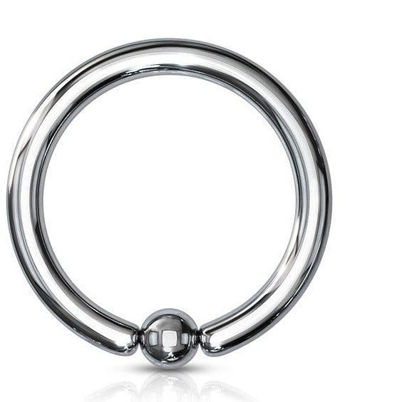 Large Gauge Captive Ring 12G - 8G — Totally Pierced